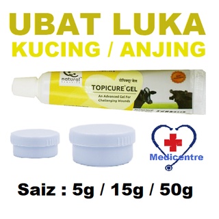 Ubat Luka Kucing & Anjing - Topicure Gel Cream - Krim Luka Kucing ...