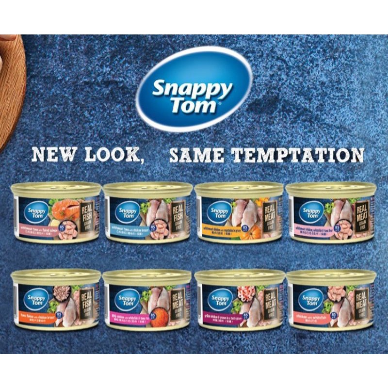 Snappy Tom 85g Can Food / Gourmet Delight / Cat Wet Canned Food Snappy ...