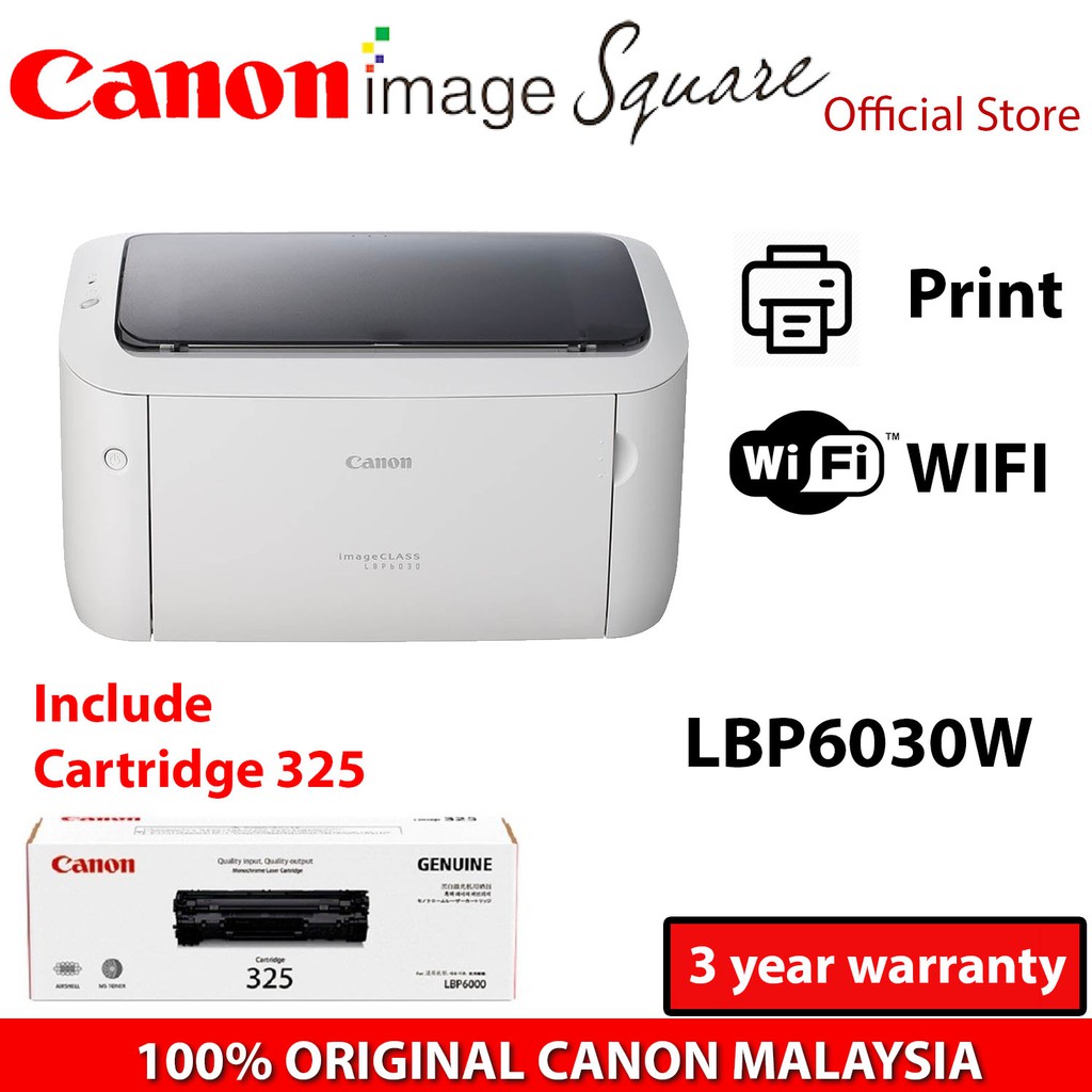 Canon LBP6030W Image CLASS Wireless WIFI Laser Printer LBP-6030W LBP 6030w (100% Original Canon ...