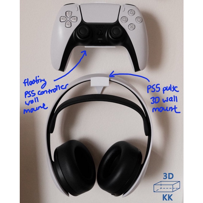 PS5 controller Wall Mount/ PS5 Pulse 3D wall mont | Shopee Malaysia