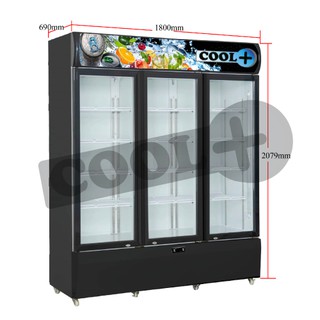 Solid Cool Plus 3 Door Chiller/Peti Sejuk 3 Pintu Model: 3DBB | Shopee ...