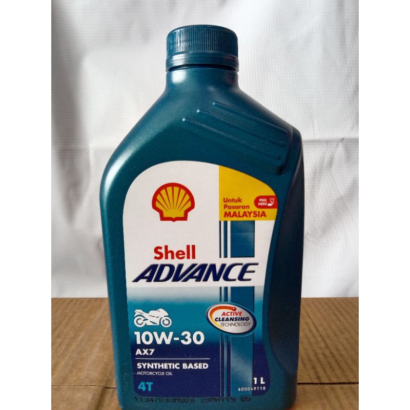 SHELL ADVANCE 10W-30 A*7 (100% original) | Shopee Malaysia