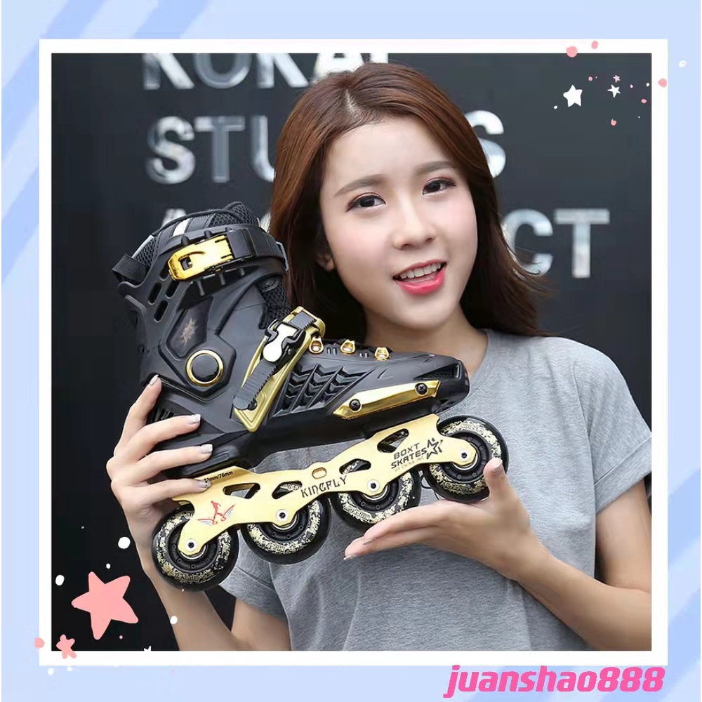 Ready stock！！Kasut Roda Roda Lurus Laras Kasut Roda Kanak-Kanak Dewasa ...