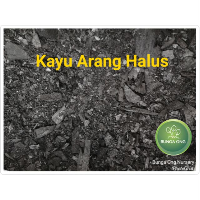 Kayu Arang Bakau Halus / Habuk charcoal growing media for soil | Shopee ...