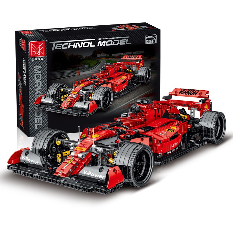 Mork Model 023005 Technic Formula One Car 1: 10 (Red) - MOC-31313 ...
