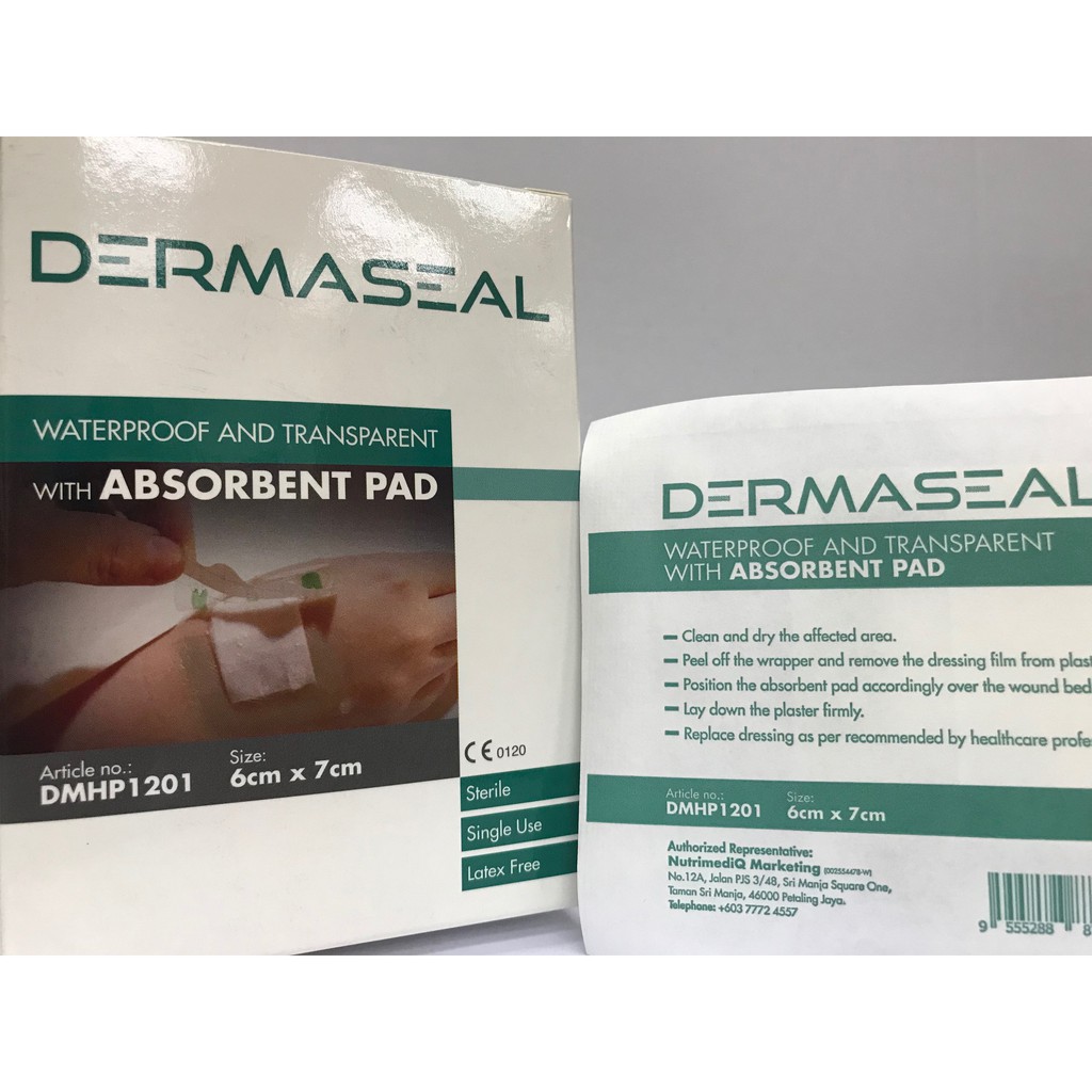 Dermaseal Waterproof & Transparent With Absorbent Pad 1's | Shopee Malaysia