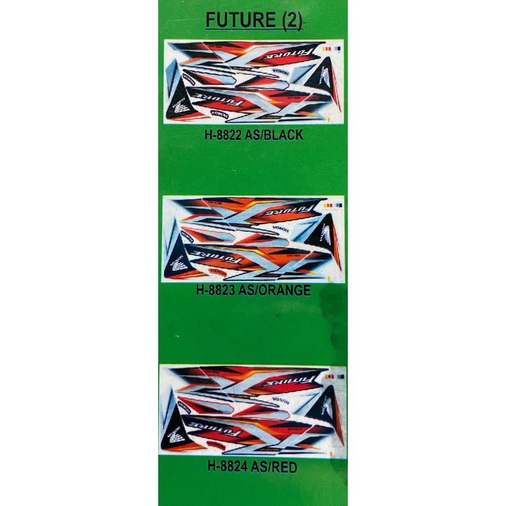 REMPIT Honda Future (2) Cover Set Sticker (Pm Admin) | Shopee Malaysia