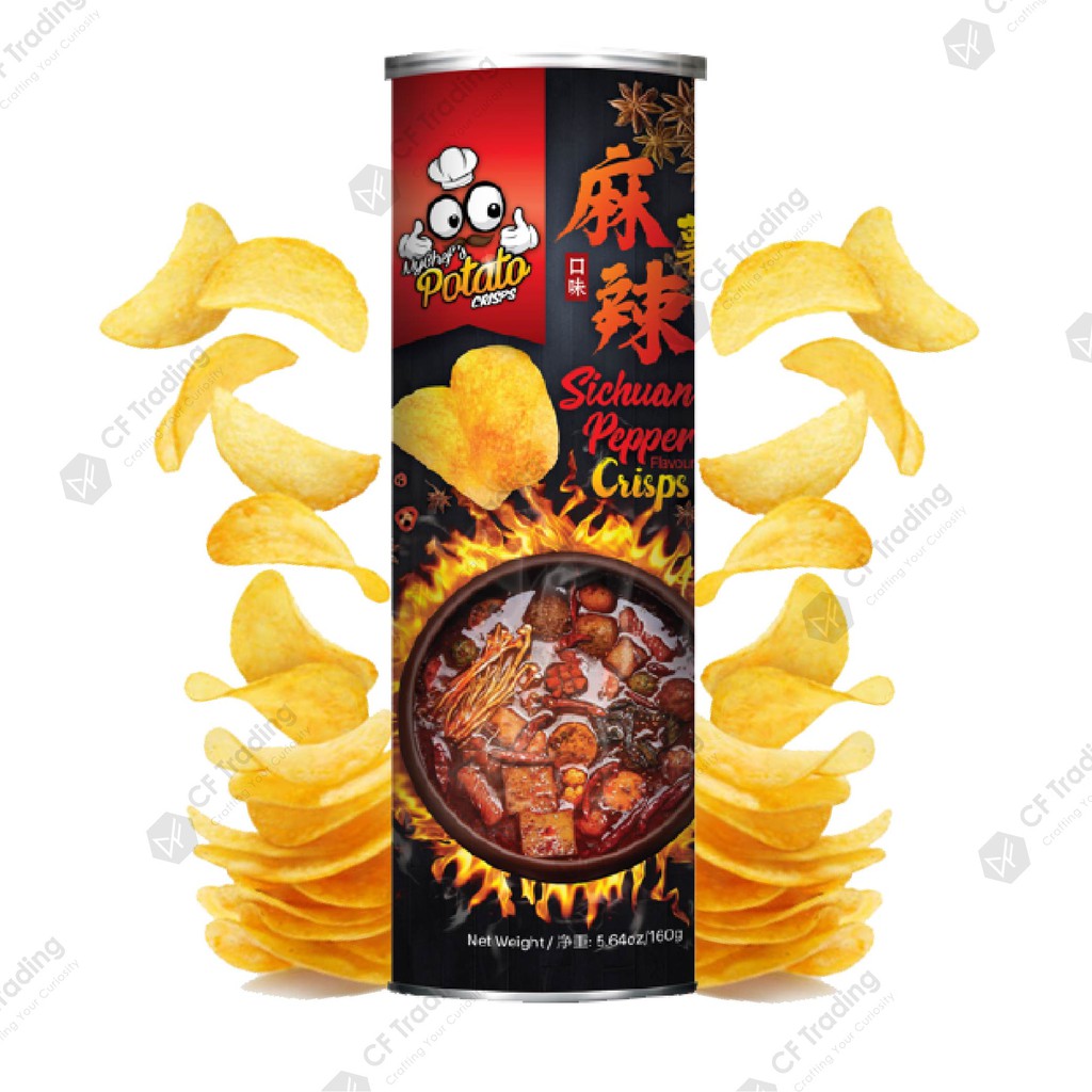 My chef's Potato Chips Crisps - Sichuan Pepper Crisps 麻辣薯片 - Halal ...
