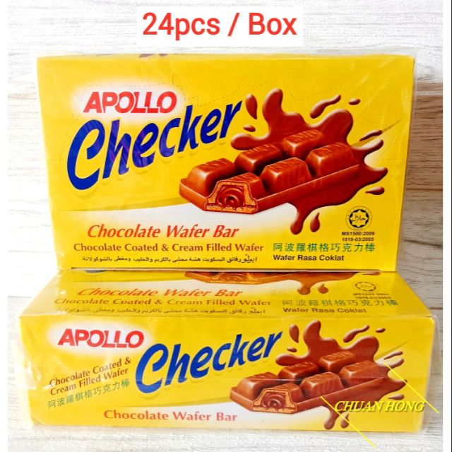 Apollo Checker Bar 24pcs / Box | Shopee Malaysia