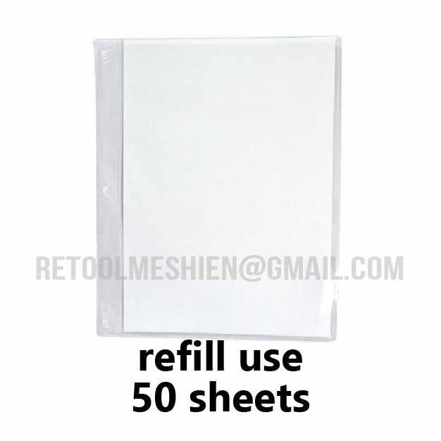 50pcs A4 Size Refill Sheets/Refill Pockets for Menu Book/Catalog Book ...
