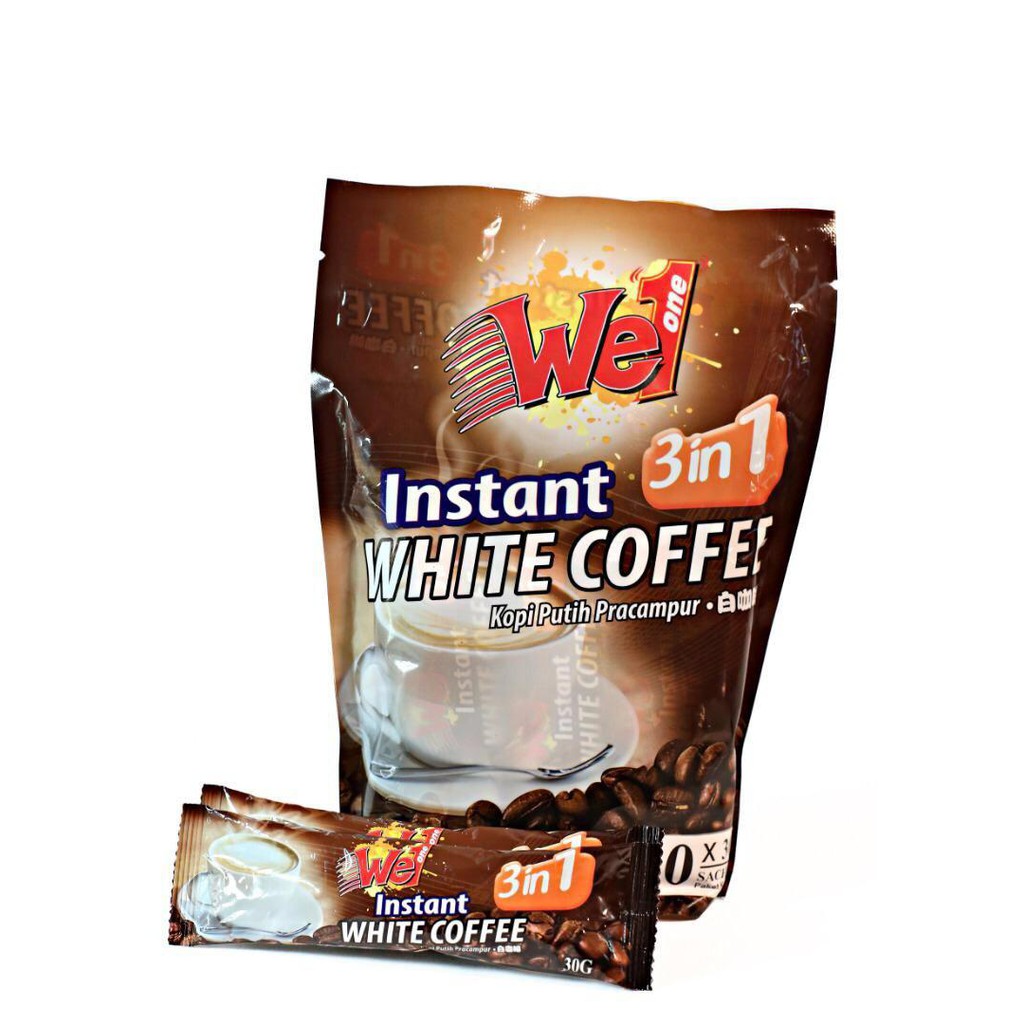 We1 3in1 White Coffee drink (10's x 30g) | Shopee Malaysia