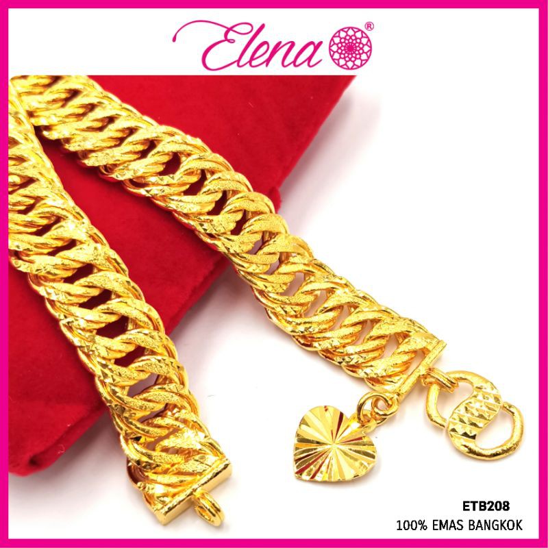 Elena Virul Emas Bangkok Bracelet - Gelang Tangan Dewasa Design Coco ...