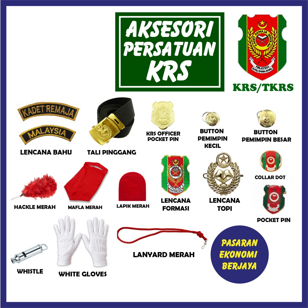AKSESORI KRS SET PACKAGES KADET REMAJA SEKOLAH LECANA SULAM METAL ...