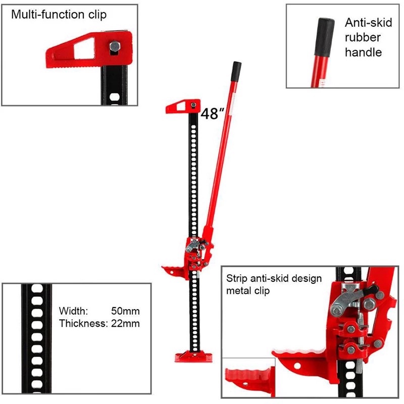 Land Rover Defender High Farm Jack 48" / (3 Ton) High Hi Lift Jack 4X4 ...