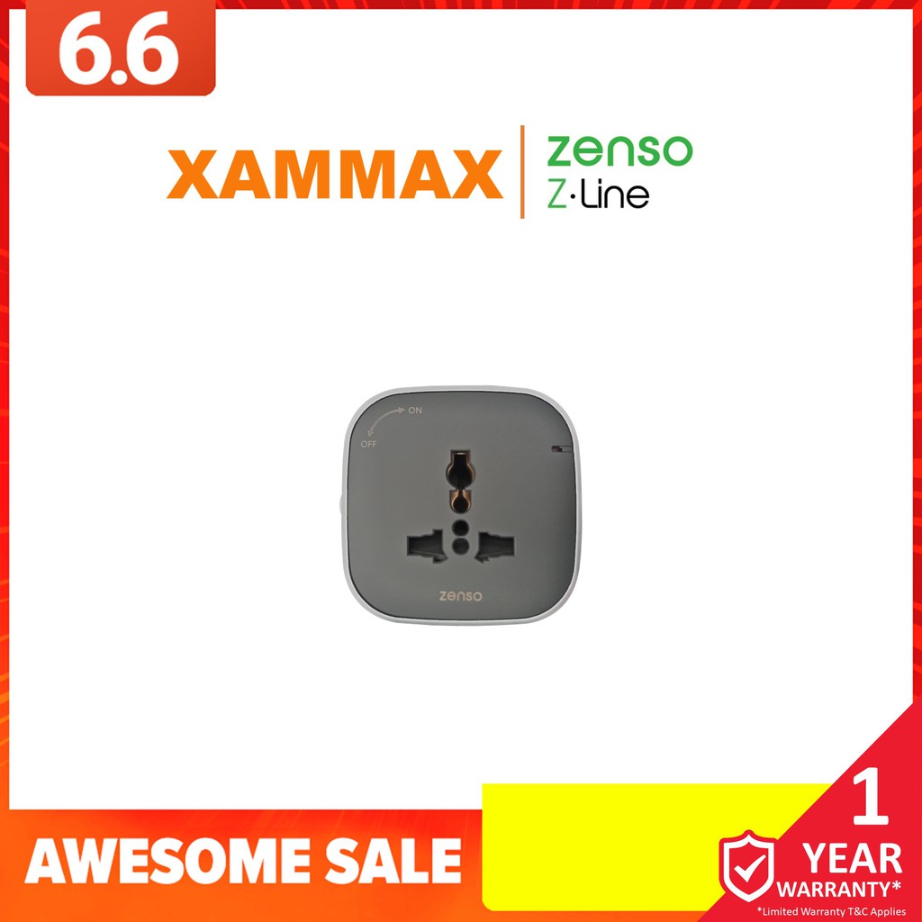 Zenso Z-Line International Adapters Power Track Socket / 1 Year ...