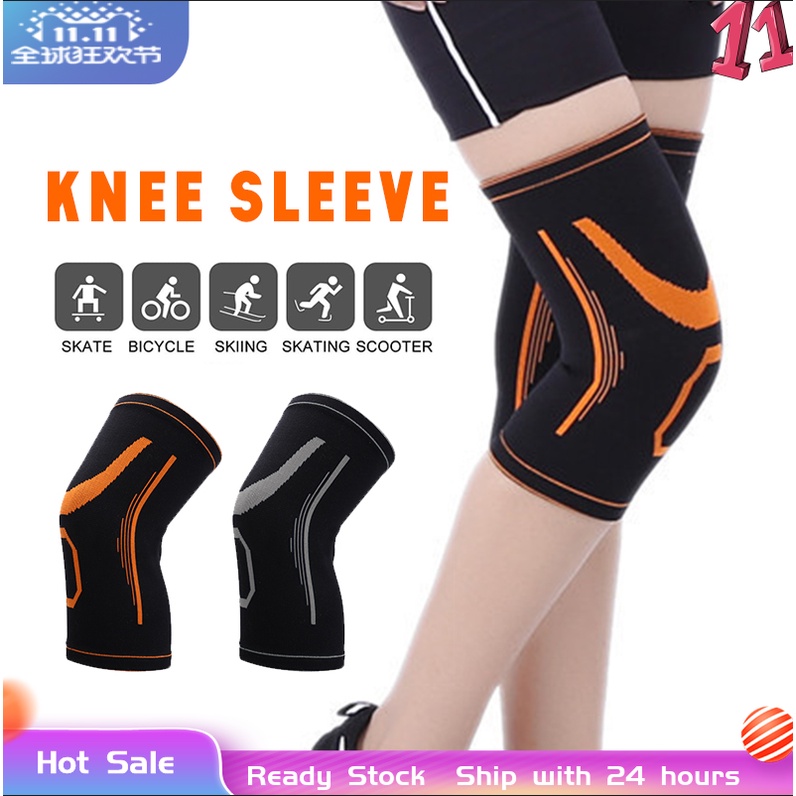 1pc knee guard support Knitted nylon Sport Breathable knee support Knee ...