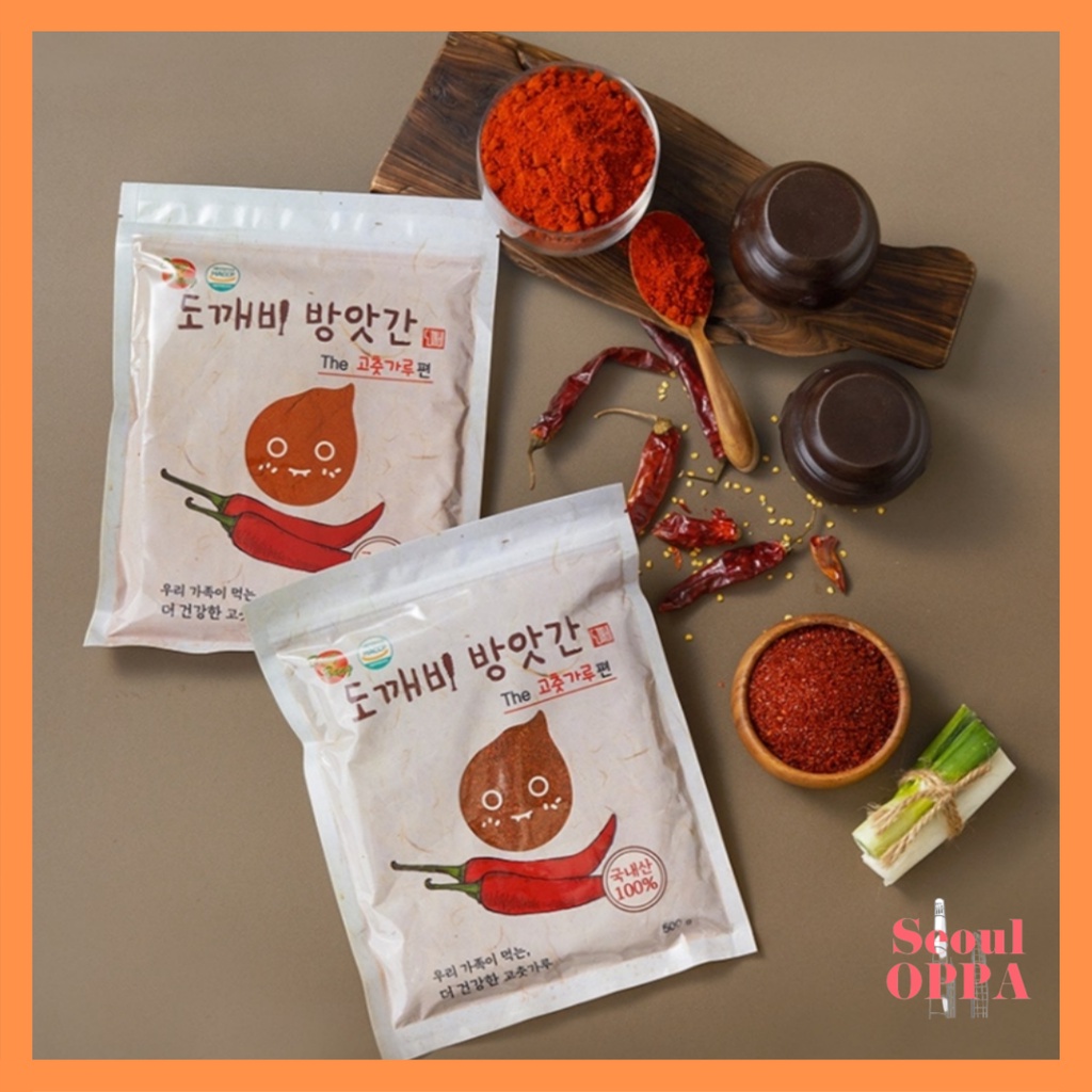 Korean Chilli Flakes Powder 500g PET Gochugaru Chili Spices Organic Hot ...