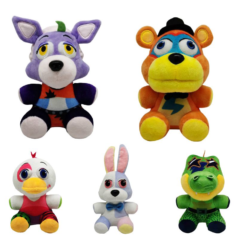 New FNAF Five Nights At Freddy's Security Breach Plushie Toys Dolls ...