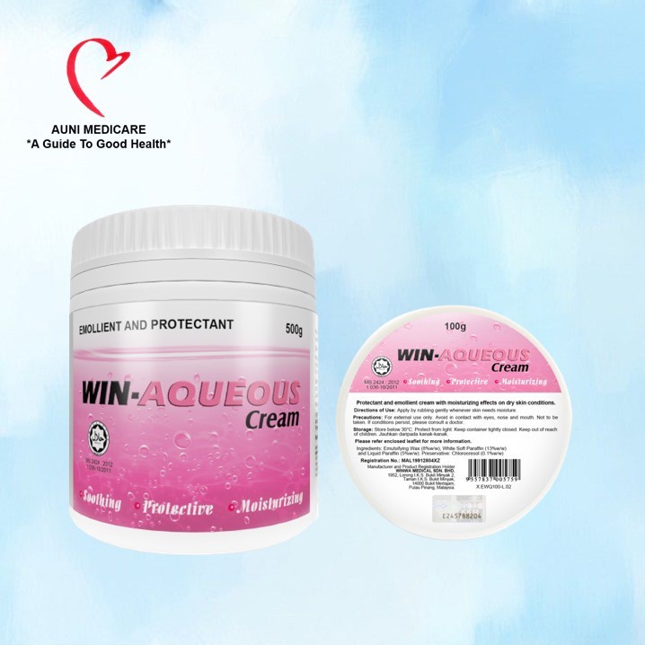 WIN-AQUEOUS Cream 100g/500g | Shopee Malaysia