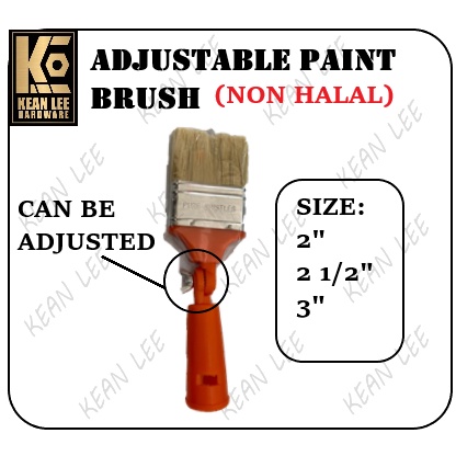 2" 2 1/2" 3" ADJUSTABLE PAINT BRUSH (NON HALAL) | Shopee Malaysia