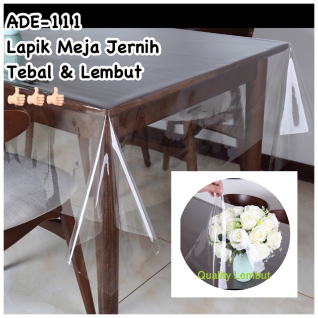 {Ready Stock}Lapik Meja Jernih (ADE-111)/transparent/alas meja | Shopee ...