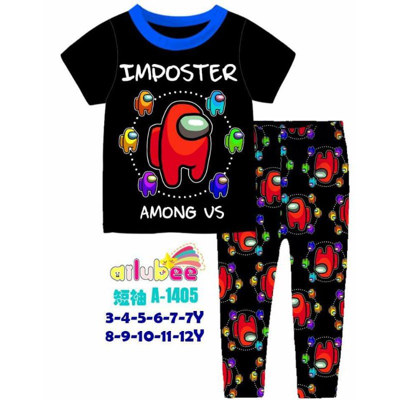 Pyjamas Among Us (Size 3y) | Shopee Malaysia