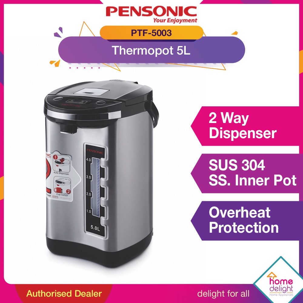 Pensonic Thermo Pot 5L [ PTF-5003 / PTF5003 ] | Shopee Malaysia