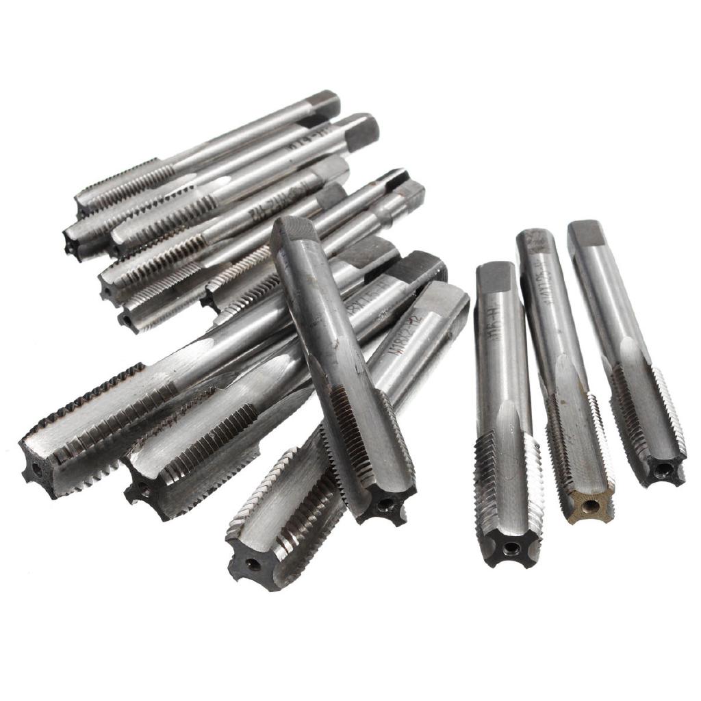 HSS Hand Tap Set Machine M10 M12 M14 M16 M18 Right Hand Thread Drill ...
