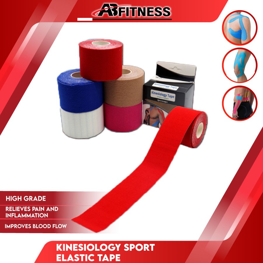 Kinesiology Sport Elastic Tape Physio Strapping Muscle Tape Pain Care ...
