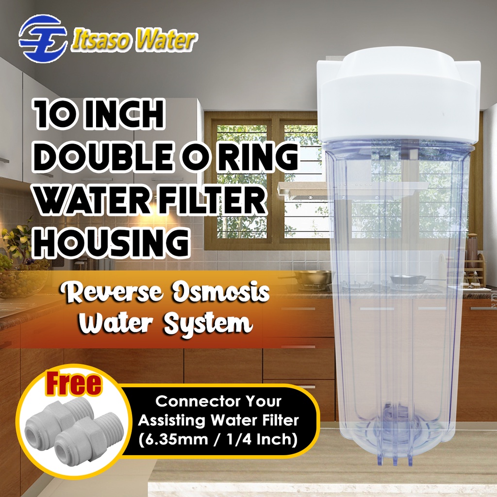 Double O Ring Water Filter Housing (1/4" 10") | Shopee Malaysia