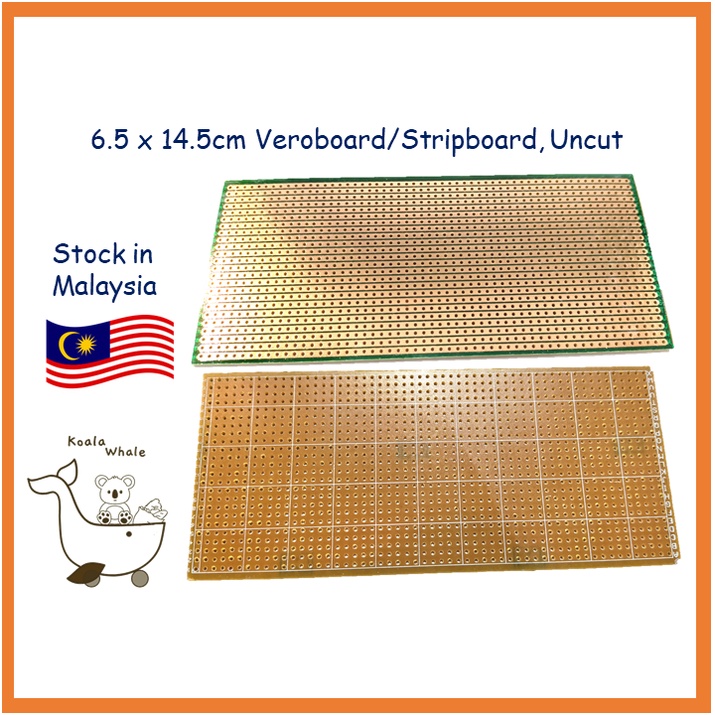 Veroboard Vero Board Stripboard Strip Board Uncut PCB 6.5x14.5cm ...