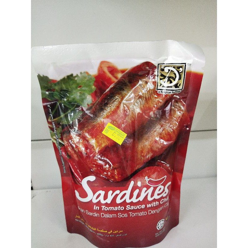 IKAN SARDIN DALAM SOS TOMATO DENGAN CILI 425G | Shopee Malaysia
