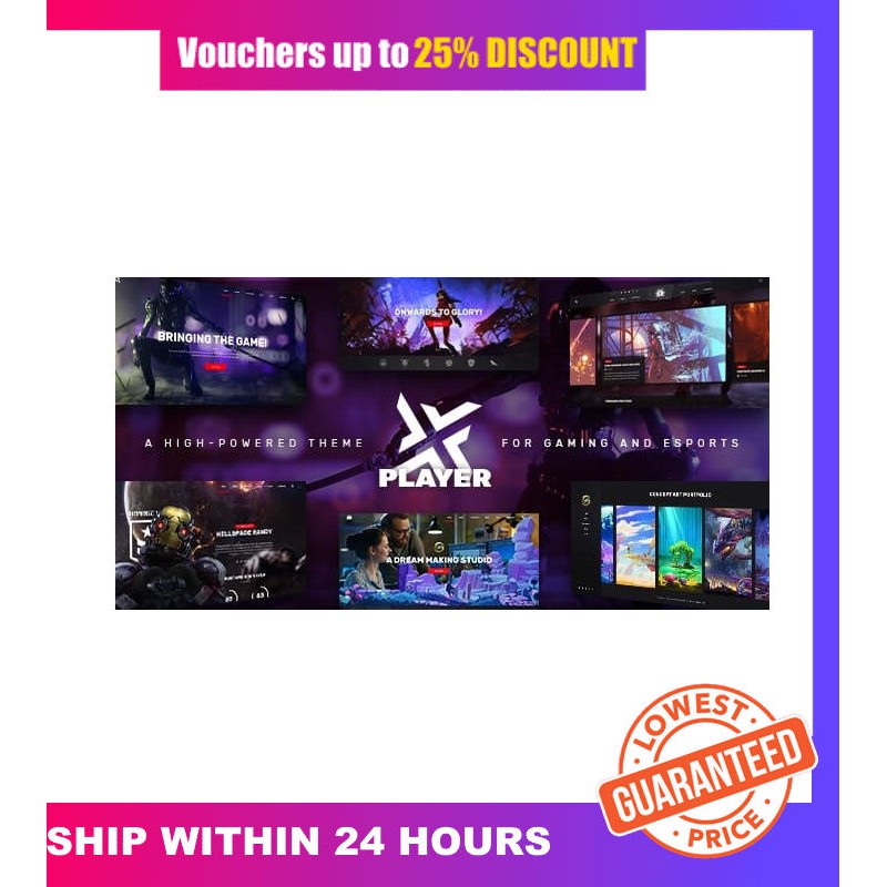 [LIMITED EDITION] Playerx - A High-powered Theme For Gaming And Esports ...