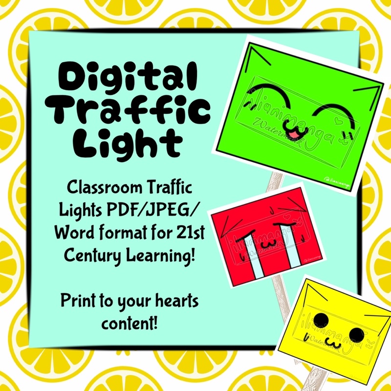 Digital Traffic Light for Students (21st Century Learning) PDF,JPEG ...