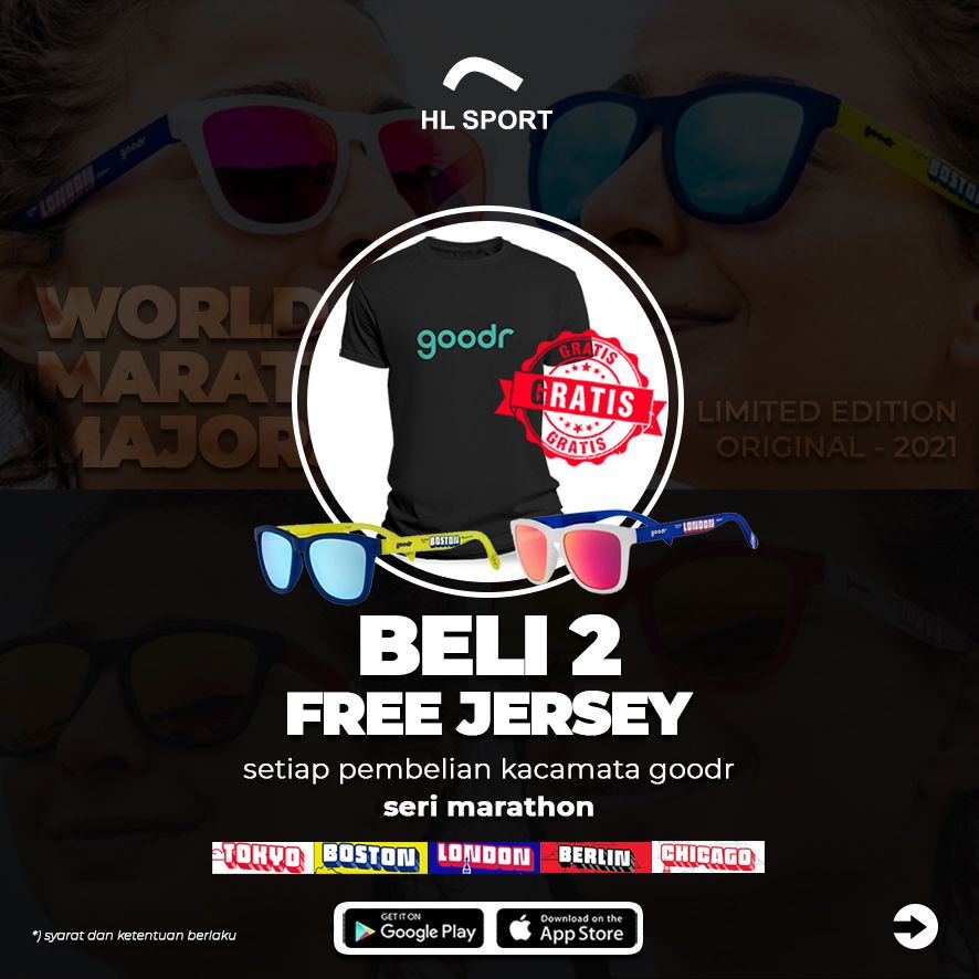 Goodr WMM WORLD MARATHON MAJORS LIMITED EDITION Glasses | Shopee Malaysia