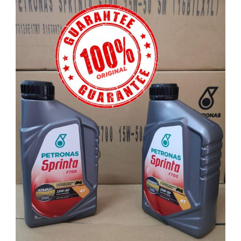 petronas engine oil 15W50 Petronas Sprinta F700 15W-50 Genuine Original ...