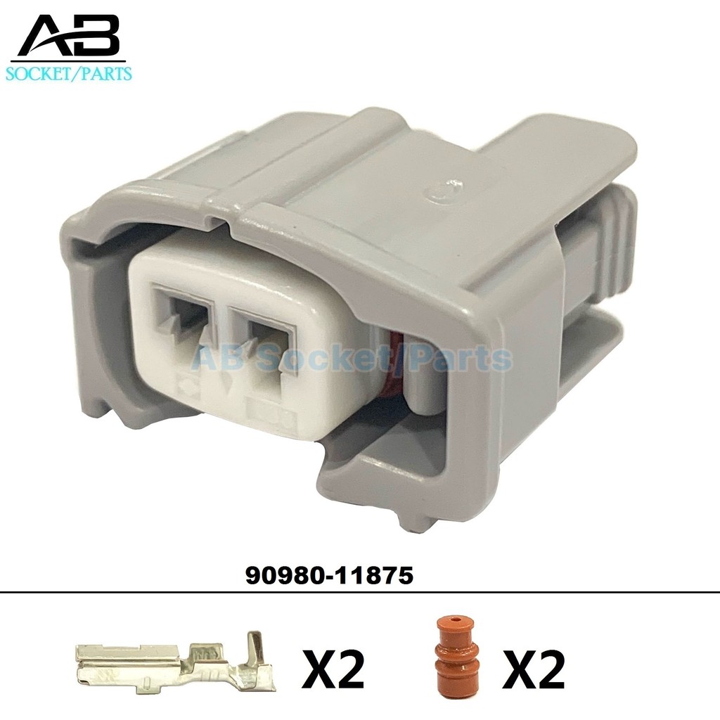 2 pin toyota vios ncp42 ncp93,camry 1az 2az-fe fuel injector socket ...
