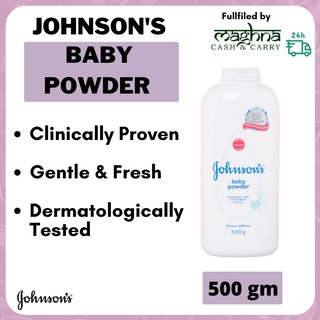 Johnson's Baby Powder / Talcum Powder (Bedak Talkum) - 1 Bottle (500 gm ...