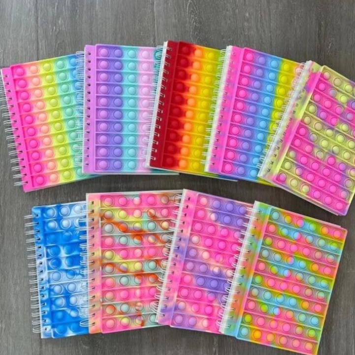 Pop It Fidget Toy bubble Notebook#Buku nota bergaris Pop It (ready ...