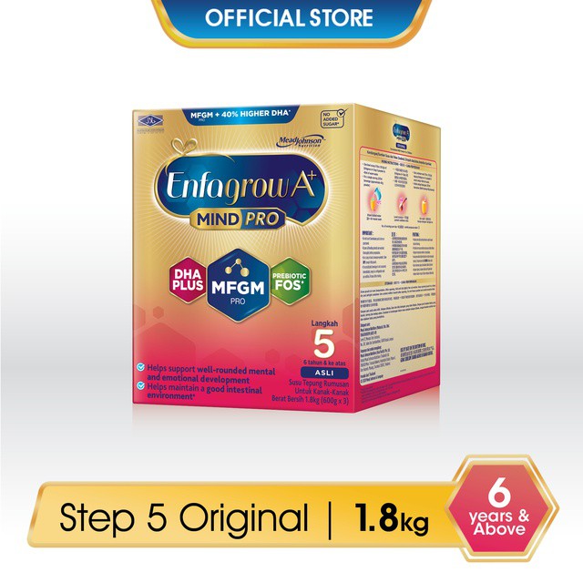 Susu formula baby milk pediasure milk powder Enfagrow A+ MindPro Step 5 ...