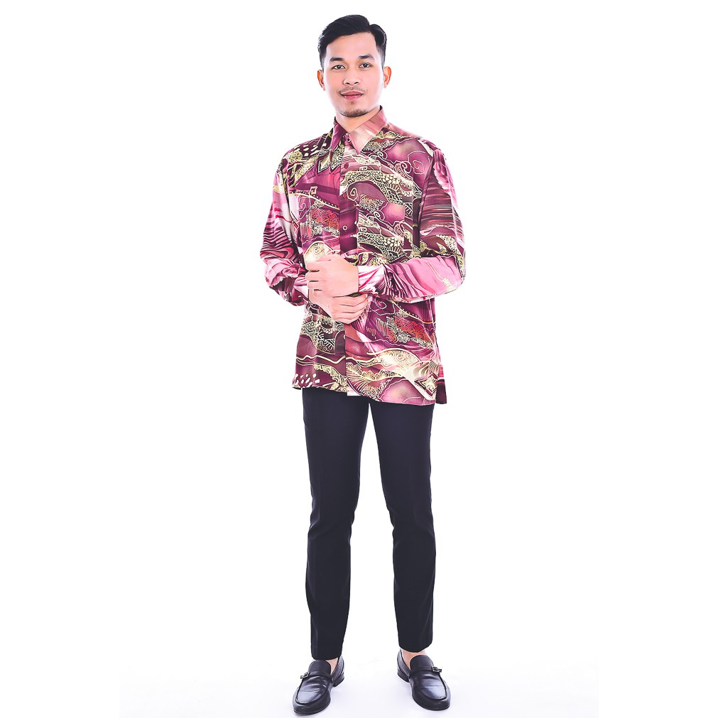 Gulatis Batik Shirt V Versace | Shopee Malaysia