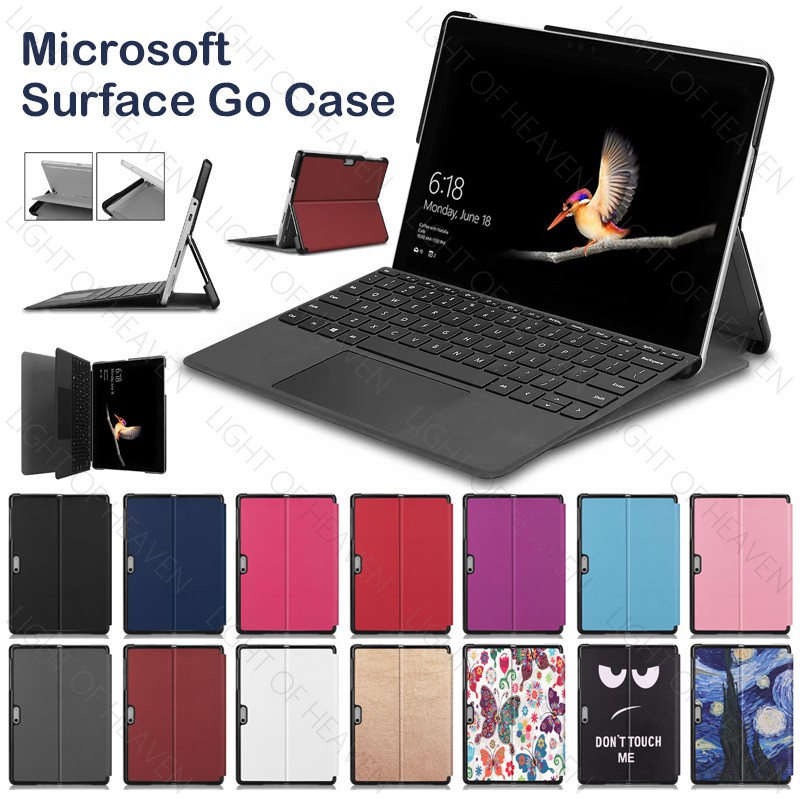 Microsoft Surface go 3 2 2021 case flip stand magnetic leather cover ...