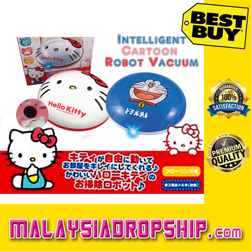 Ori Japan Cartoon Robot Cleaner [C] Kitty & Doraemon Mini Edition Home ...
