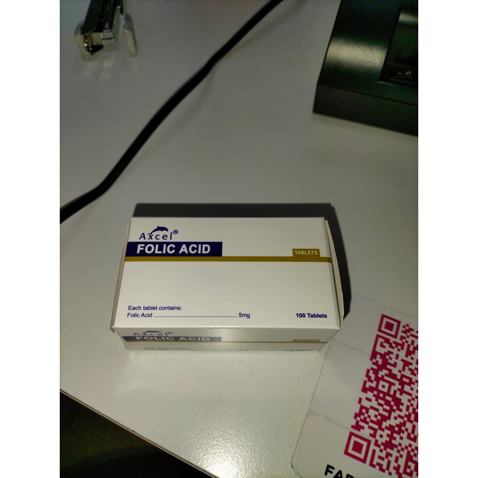 axcel folic acid 100 tablet/ box | Shopee Malaysia