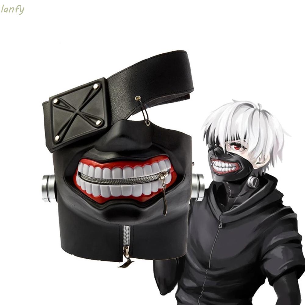 LANFY Rubber Kaneki Ken Mask Cool Mask Costumes Tokyo Ghoul Cosplay ...