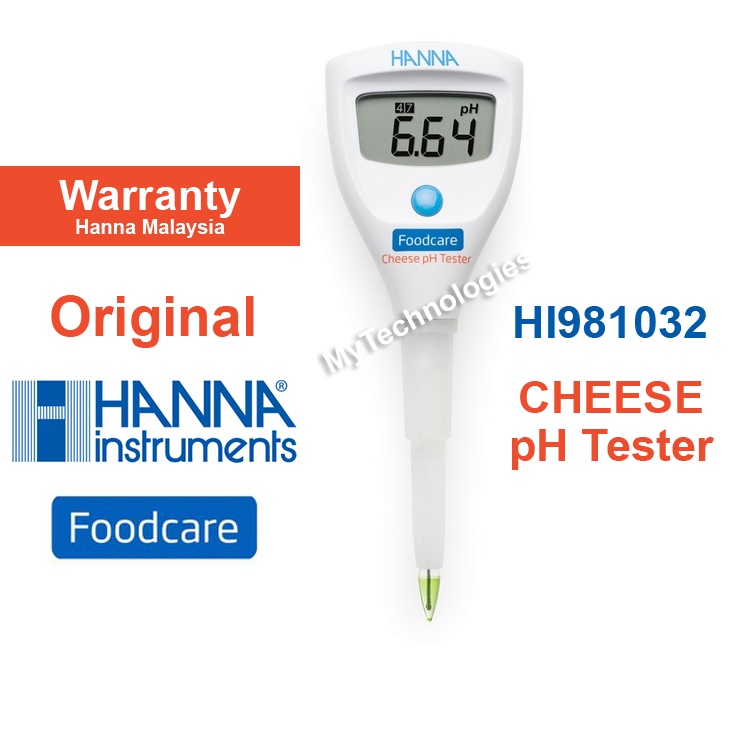 Hanna Foodcare Cheese pH Tester HI981032 Hanna Instruments pH meter HI ...