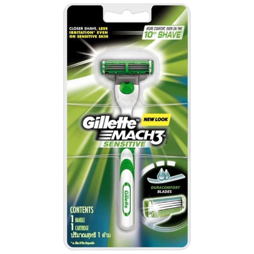 Gillette Mach 3 Sensitive Razor Blade / Pisau Cukur Gillete Mach3 ...