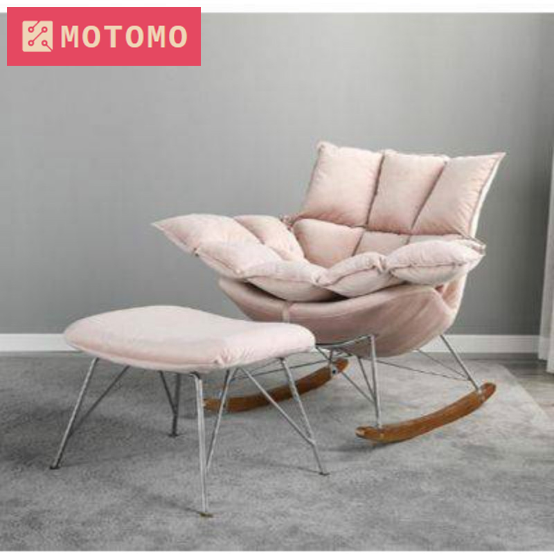 MOTOMO Luxury Nordic Kerusi Sofa Fabric Single Sofa Kerusi MOTOMO ...