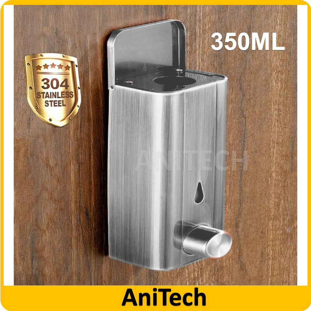 304 STAINLESS STEEL Liquid Soap Dispenser Home Shampoo Bathroom Liquid ...