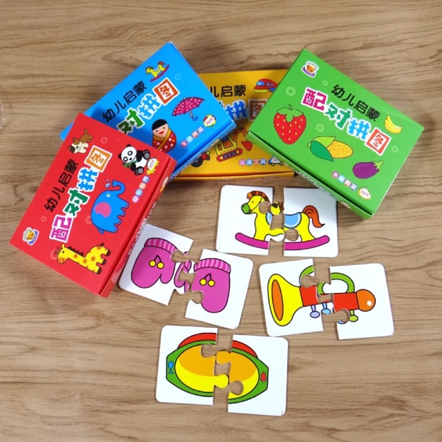 Early Learning Pair Matching Puzzle Cards | Shopee Malaysia